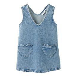 Lil'Atelier Kleid 'Spencer' M&auml;dchen Gr&ouml;&szlig;e 92 blue denim