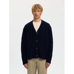 Selected Strickjacke Herren Gr&ouml;&szlig;e M dunkelblau