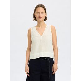 Selected Top Damen Gr&ouml;&szlig;e L wollwei&szlig;