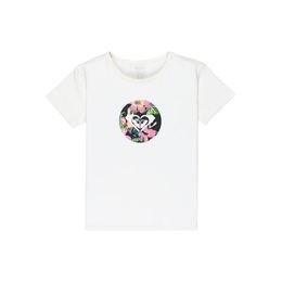 Roxy T-Shirt 'Night Floral' M&auml;dchen Gr&ouml;&szlig;e 116 gr&uuml;n / pink / schwarz / wei&szlig;
