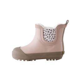 next Gummistiefel Mädchen Größe 28 ecru / hellbraun / aubergine / rosé