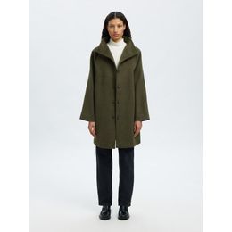 Selected Between-Seasons Coat female Green size 34