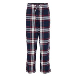 Hollister Pyjamahose Herren Gr&ouml;&szlig;e XXL marine / weinrot / wei&szlig;