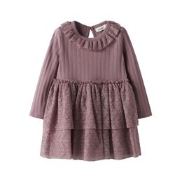 Lil'Atelier Kleid M&auml;dchen Gr&ouml;&szlig;e 104 purpur