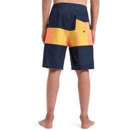 Quiksilver Badeshorts 'Everyday Panel 17' Jungen Gr&ouml;&szlig;e 128 marine / gelb
