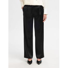 Selected Pleat-Front Pants female Black size 42