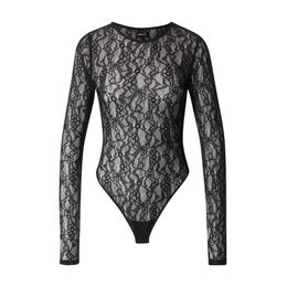 Gina Tricot Shirtbody Damen Gr&ouml;&szlig;e S schwarz
