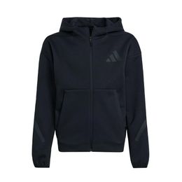 adidas Sportswear Athletic Zip-Up Hoodie 'Z.N.E.' boy Black size 176