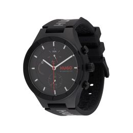 Hugo Analog Watch 'LIT' male Black size One Size