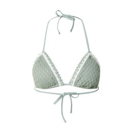 Hollister Bikinitop Damen Gr&ouml;&szlig;e 80 hellgr&uuml;n / wei&szlig;