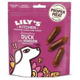 LILY'S KITCHEN Dog Treat Ente & Wild Würstchen 70g