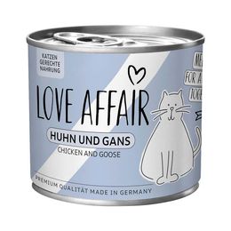 Hardys Love Affair Huhn und Gans Katzen-Nassfutter getreidefrei 6x200g