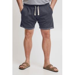 Sweatshorts Blend "BHTimo Big & Tall", Herren, Gr. 3XL, US-Gr&ouml;&szlig;en, blau (marineblaus), Sweatware, 60% Baumwolle, 40% Polyester, unifarben, regular fit normal, Hosen Sweatshorts, Gem&uuml;tliche Sweat Shorts