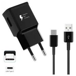 Samsung EP-TA200 Power Adapter + USB-C Kabel schwarz