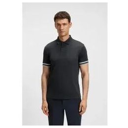 BOSS f&uuml;r Herren. 50544448 Poloshirt Zone navy (M), L&auml;ssig, Sportlich, Baumwolle, Multisport, Kurzarm, Marine