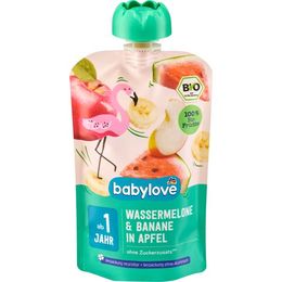 Quetschbeutel Wassermelone & Banane in Apfel ab 1 Jahr babylove