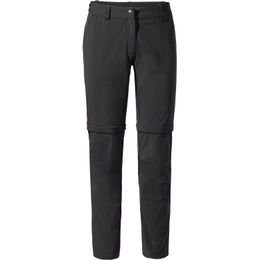 Vaude Farley Stretch Zo Ii Zipphose Damen - schwarz - Gr. 40 / kurz - Polyamid/Elastan