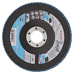 Dronco F&auml;cherschleifscheibe &Oslash; 125 mm K80