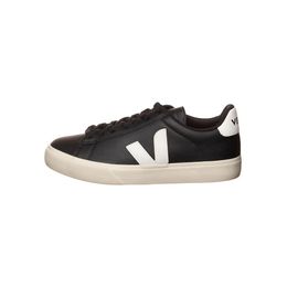 Veja Leder-Sneakers "Campo" in Schwarz/ Weiß - 51% | Größe 46 | Herrensneakers