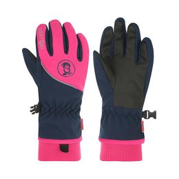 Trollkids Funktions-Handschuhe "Trolltunga" in Dunkelblau/ Pink - 11% | Gr&ouml;&szlig;e 6 | Kinderhandschuhe