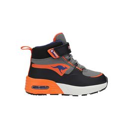Kangaroos Sneakers "K-XI Creed" in Grau/ Orange/ Schwarz - 29% | Gr&ouml;&szlig;e 26 | Kindersneakers