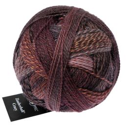 Sockenwolle Zauberball Crazy von Schoppel Wolle, Late Autumn Inspiration Kieran Foley, aus Schurwolle