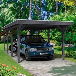Skan Holz Einzelcarport SKANHOLZ, grau, Carports, "Spessart"