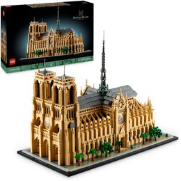 Lego Kinder Konstruktionsspielsteine "Notre-Dame de Paris (21061), Lego Architecture", bunt, Kunststoff, Spielbausteine, Made in Europe