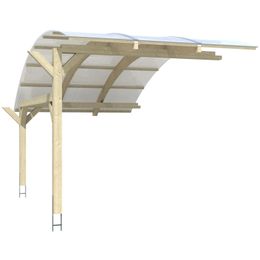 Skan Holz Einzelcarport SKANHOLZ, beige, Carports, "Schwaben Erweiterung", Erweiterung, 299 x 630 cm