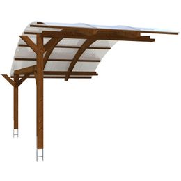 Skan Holz Einzelcarport SKANHOLZ, braun, Carports, "Schwaben Erweiterung", Erweiterung, 299 x 630 cm