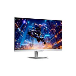 Gigabyte Gaming-Monitor "M27UP ICE", silber, Monitore, dreh-, neig-, schwenk-, h&ouml;henverstellbar, Lautsprecher
