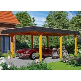 Skan Holz Einzelcarport SKANHOLZ, braun, Carports, "Wendland"