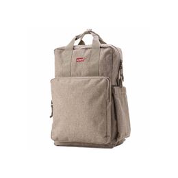 Levi's LEVI'S Damen Schultertasche "Rucksack LEVI'S L-PACK LARGE RECYCLED", grün, Obermaterial: 100% Polyester PES., Taschen