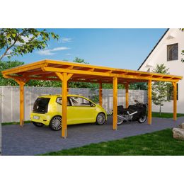 Skan Holz Einzelcarport SKANHOLZ, braun, Carports, "Emsland"