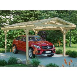Skan Holz Einzelcarport SKANHOLZ, beige, Carports, "Westerwald"