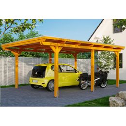 Skan Holz Einzelcarport SKANHOLZ, braun, Carports, "Emsland"