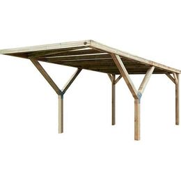 Einzelcarport Weka, braun, Carports