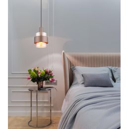Globo LIGHTING H&auml;ngeleuchte "MILLEY", 1 Stk., braun, Wohnzimmer, Leuchten, H&auml;ngelampe/Pendelleuchte/Esszimmer/Wohnzimmer/Esstisch