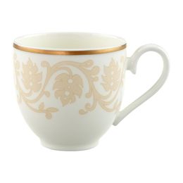Villeroy & Boch VILLEROY & BOCH Espressotasse "Espressoobertasse Ivoire 70 ml weiß-gold", 1 tlg., gold, Trinkgefäße