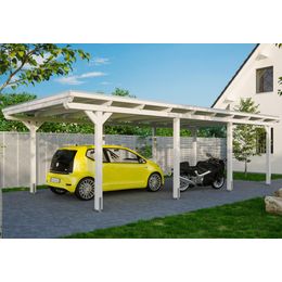 Skan Holz Einzelcarport SKANHOLZ, wei&szlig;, Carports, "Emsland"