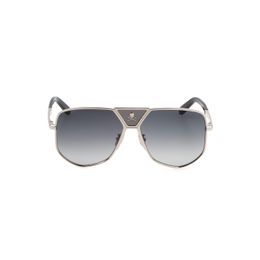 Philipp Plein Damen Sonnenbrille "Skull"70, silber, Sonnenbrillen