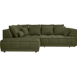 Ecksofa WERK2, B:207cm H:72cm T:286cmgrün, 100% Polyester, Wohnzimmer, Sofas, "Memo Tiga"