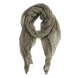 Damen Modeschal "Unitoo", gr&uuml;n, Basic, Collezione Alessandro, unifarben, Baumwolle, Modet&uuml;cher, Made in Italy