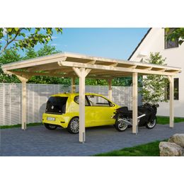 Skan Holz Einzelcarport SKANHOLZ, beige, Carports, "Emsland"