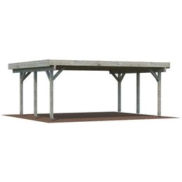 Doppelcarport Palmako, grau, Carports, "Karl"
