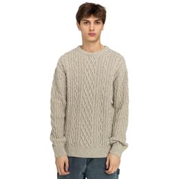 Element Herren Strickpullover "Woollye", beige, Gr. L, 38% Wolle, 28% Polyamid, 22% Baumwolle, 7% Modacryl, 5% andere Fasern, Pullover