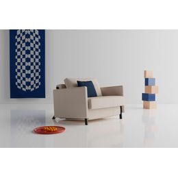 Sessel, B:104cm H:77cm T:103cm, beige, INNOVATION LIVING , Sessel, "CUBED 90 mit Armlehnen, Schlafsessel Breite 104cm"