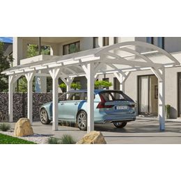 Skan Holz Einzelcarport SKANHOLZ, wei&szlig;, Carports, "Franken"