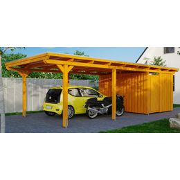 Skan Holz Einzelcarport SKANHOLZ, braun, Carports, "Emsland"