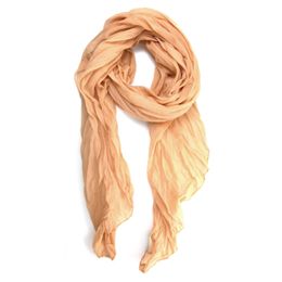 Damen Modeschal "Unitoo", braun, Basic, Collezione Alessandro, unifarben, Baumwolle, Modet&uuml;cher, Made in Italy